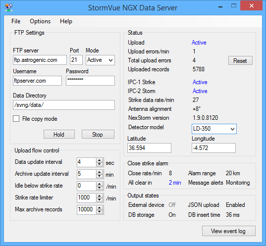 NGX Data Server - Astrogenic Online Help